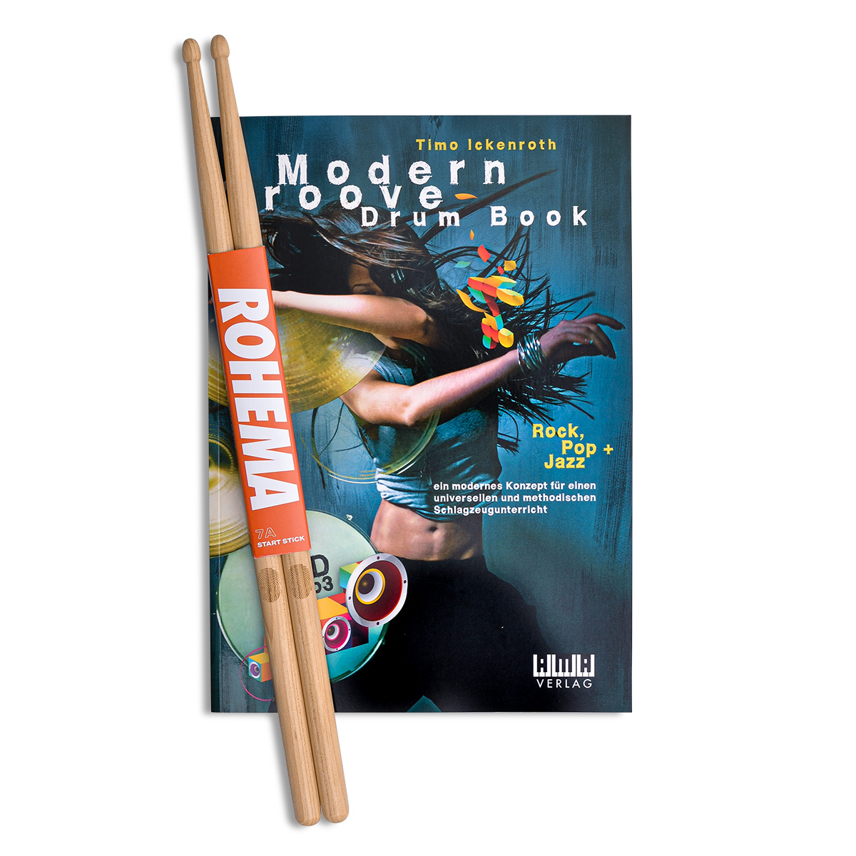 Modern Drum Groove Book | Start Stick 7A | Bundle | ROHEMA | Rohema
