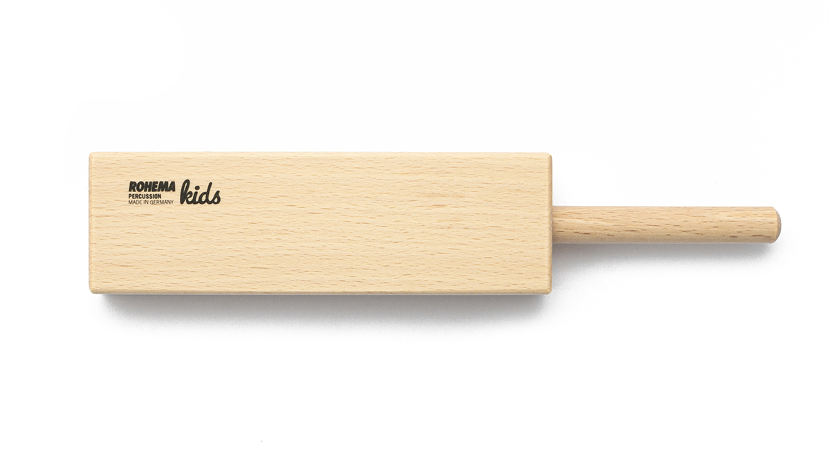 Woodblock drum with handle | Click and Clack | ROHEMA | Rohema