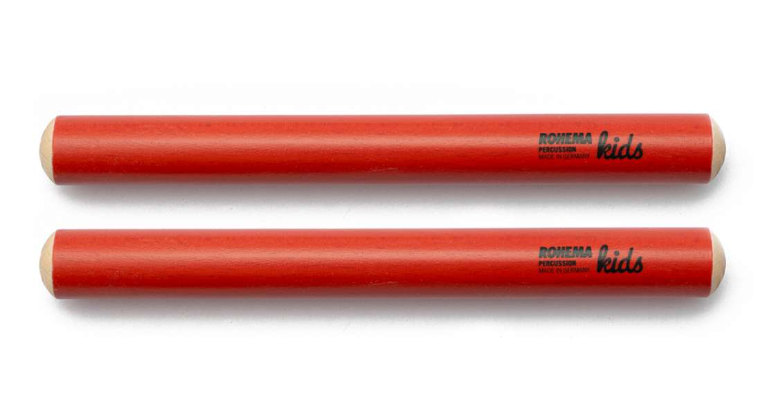 Beech claves Red | Learning first rhythms | ROHEMA | Rohema